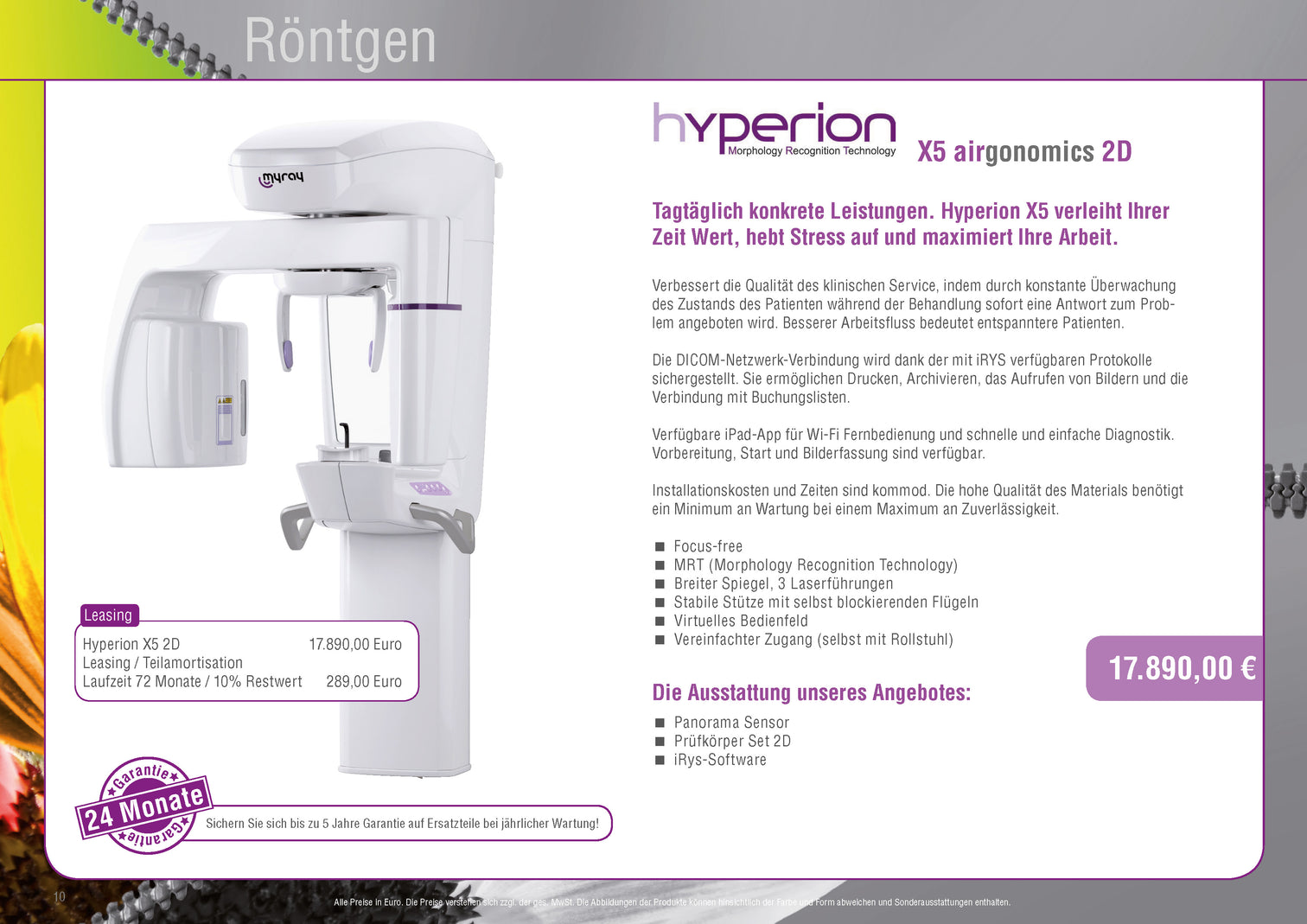 OPG Röntgengerät - Hyperion X5 2D – Dentalshop-mal-drei